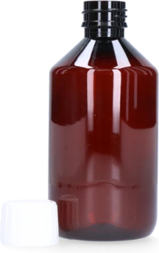 Excellent Doseer Flacon met dop - Vloeistof opslag - Bruin/Transparant ...