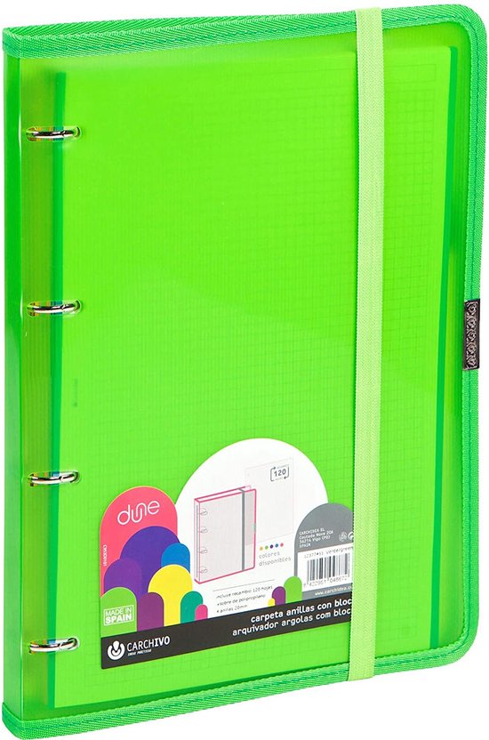 Ringmap Carchivo Carpeblock Dune Groen A4 | bol.com