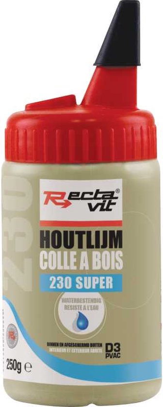 Rectavit - Rectavit 230 Super D3 Houtlijm - Lijmen en kitten | bol.com