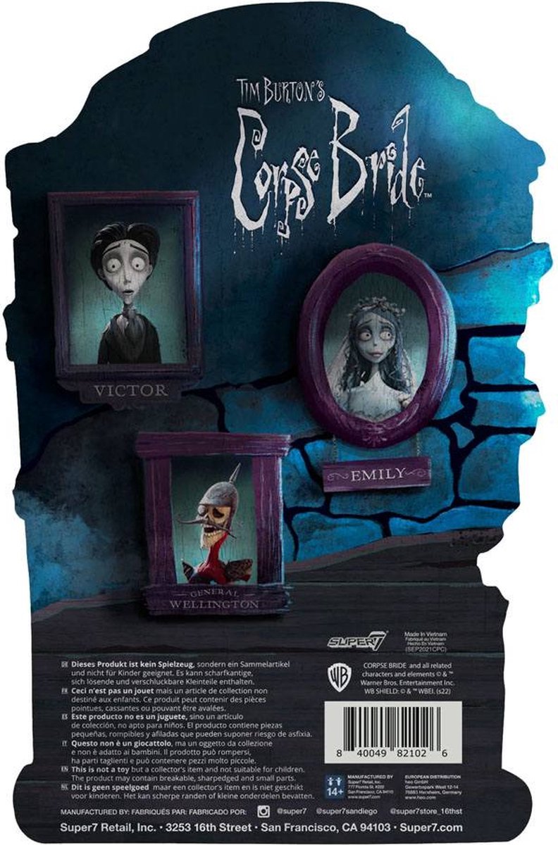 Super7 - Tim Burton's Corpse Bride - ReAction Action Figure Victor Van ...