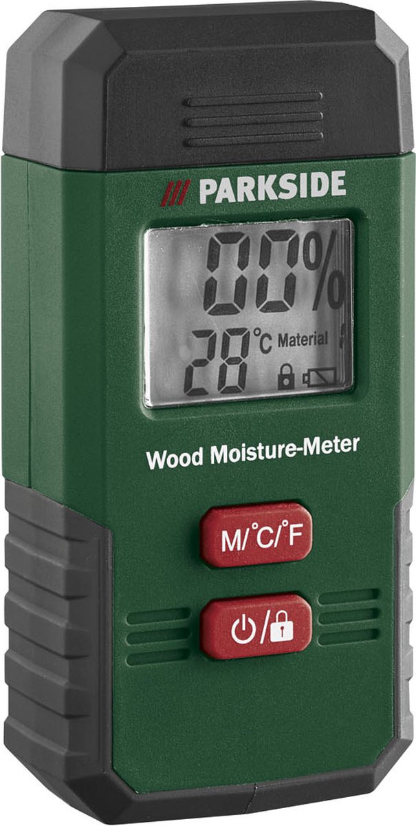 Parkside Houtvochtmeter - Vochtmeter voor Openhaard Hout - Hygrometer - Vochtigheidsmeter | bol.com