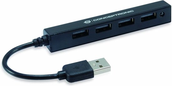 Hub USB Conceptronic HUBBIES05B | bol.com