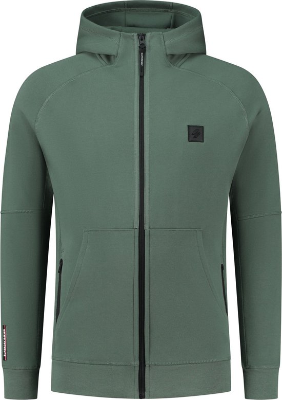 Superdry Code Tech Zip Hood Vest Mannen - Maat L | bol.com