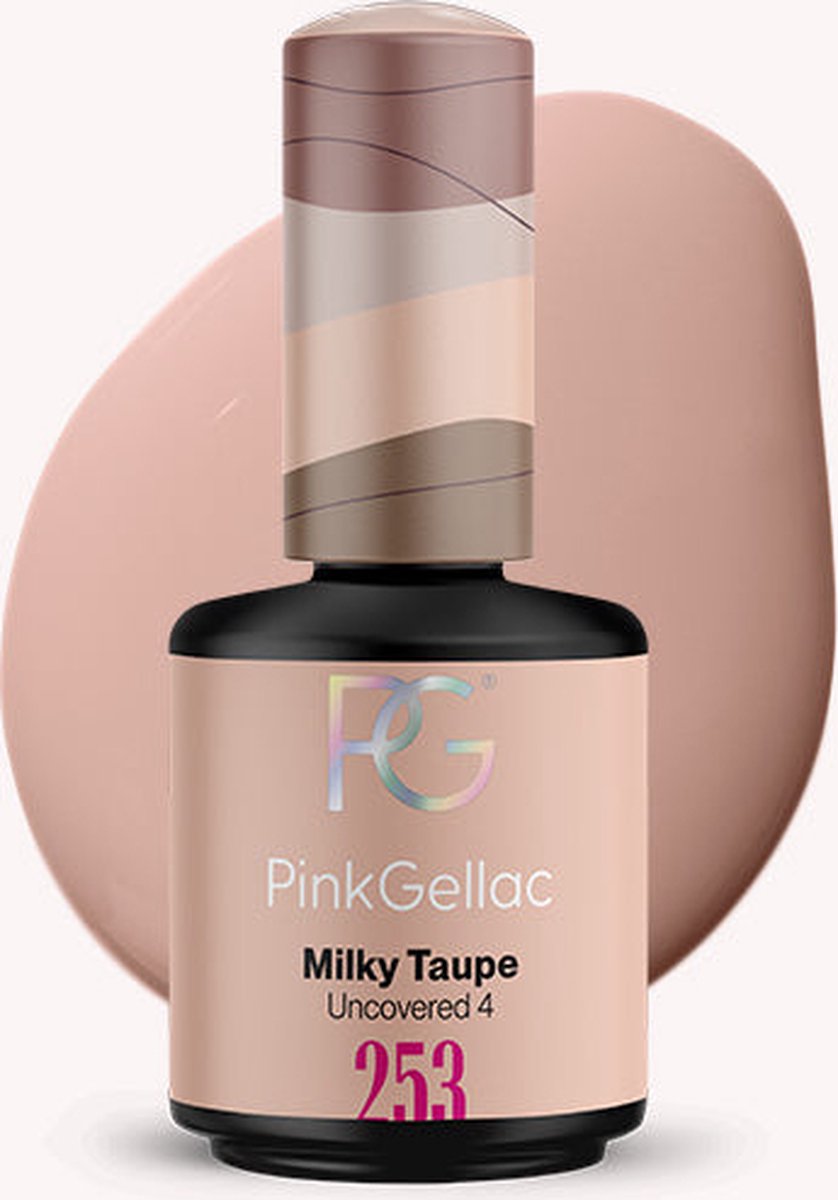 Pink Gellac - Milky Taupe - Gellak - Vegan - Taupe - Glanzend - 15ml ...