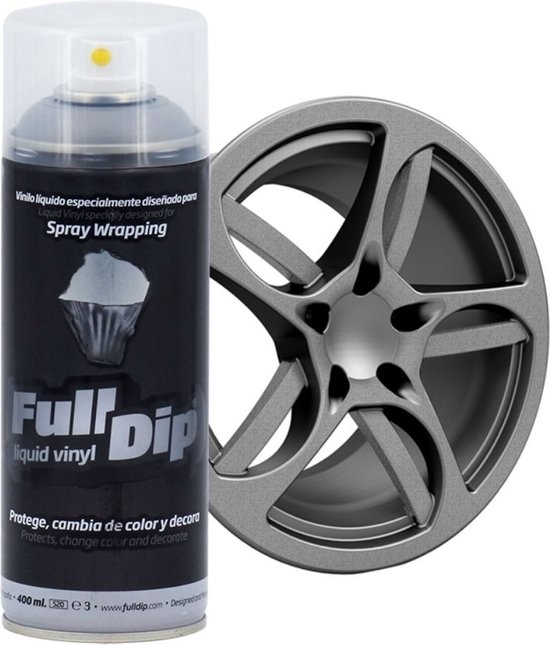 FullDip Plastidip Spray Dip 400ml Spuitbus - Aluminium Metallic Zilver ...