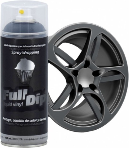 FullDip Plastidip 400ml Spuitbus - Hyper Black Vloeibaar Vinyl Spray ...