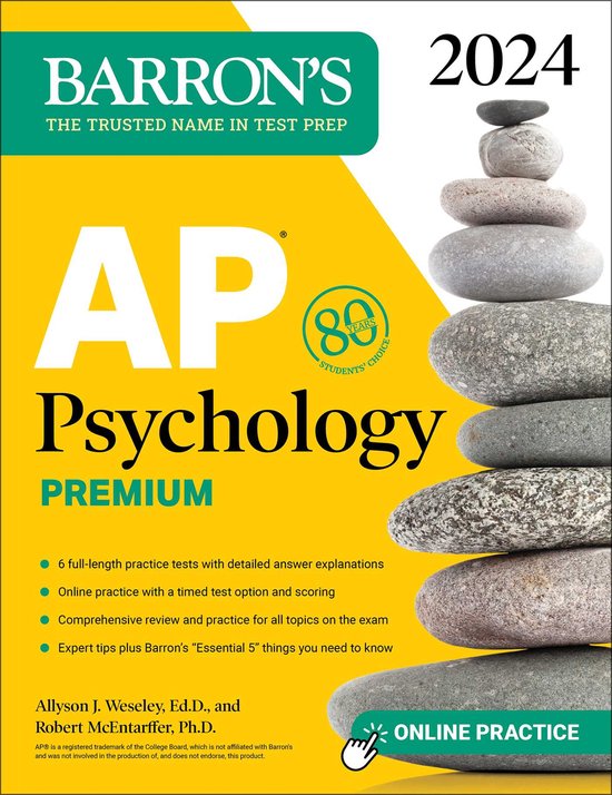 Barron's AP Prep- AP Psychology Premium, 2024: Comprehensive Review ...