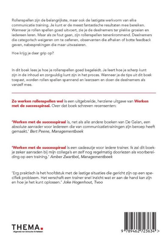 Zo werken rollenspellen echt | 9789462723634 | Karin de Galan | Boeken ...