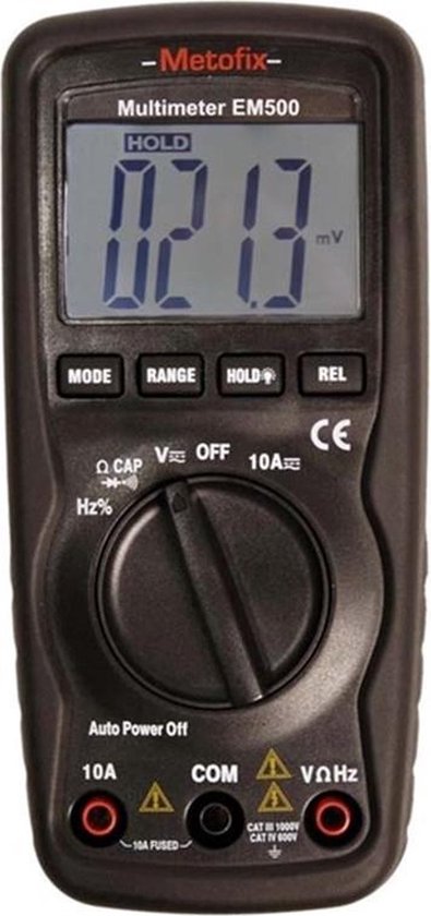 Metofix Digitale Multimeter EM-500 | bol