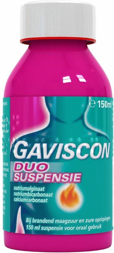 Gaviscon Duo Suspensie - 3 x 150 ml | bol