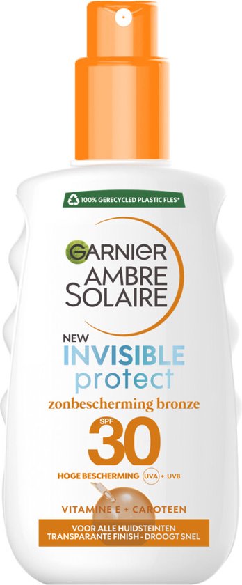 Garnier Ambre Solaire Invisible Protect Refresh Transparante Bronze ...