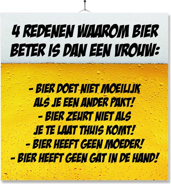 Tegel Met Opdruk | Grappig | Humor | Verjaardag kado | 4 Redenen waarom ...