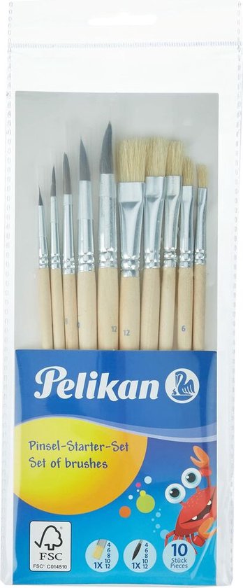 Pelikan penselenset , blister van 10 stuks | bol.com