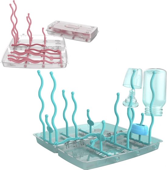 Afdruiprek - Flessen - Babyflessen - Flessenhouder - Druiprek - Baby ...