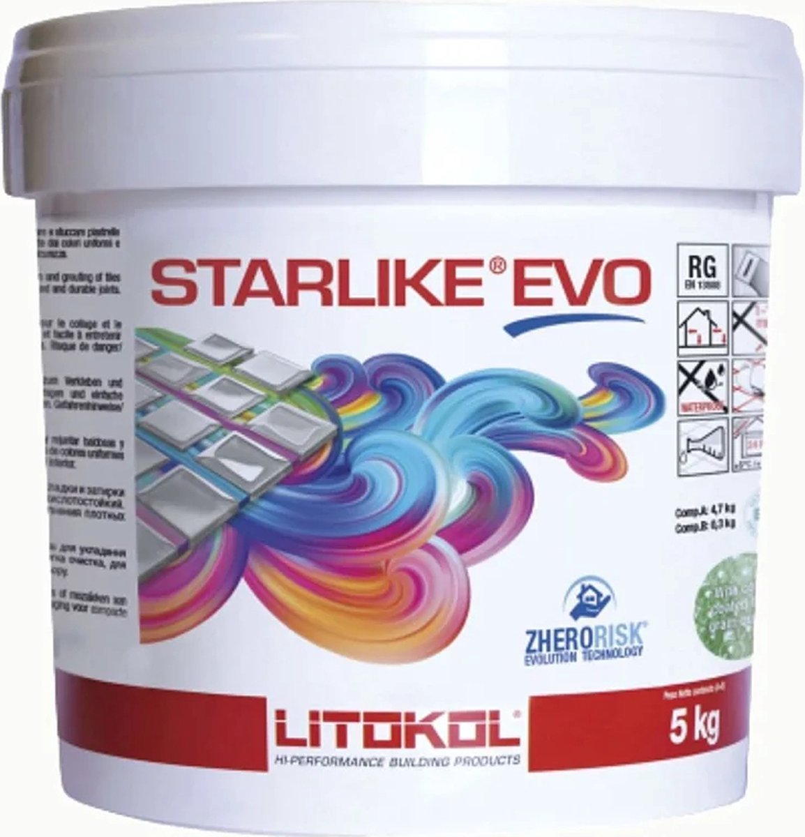 Litokol starlike evo 113 neutro 2,5kg - Voegmiddel - Transparant ...