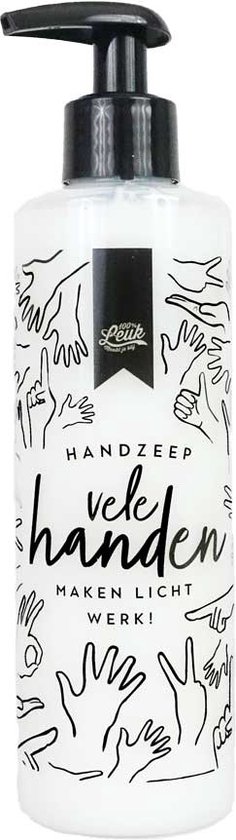 100%LEUK Handzeep 250ml - Vele handen maken licht werk | bol