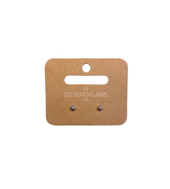 Oorbellen knopje E7184/3-1 Go Dutch Label zilver | bol.com