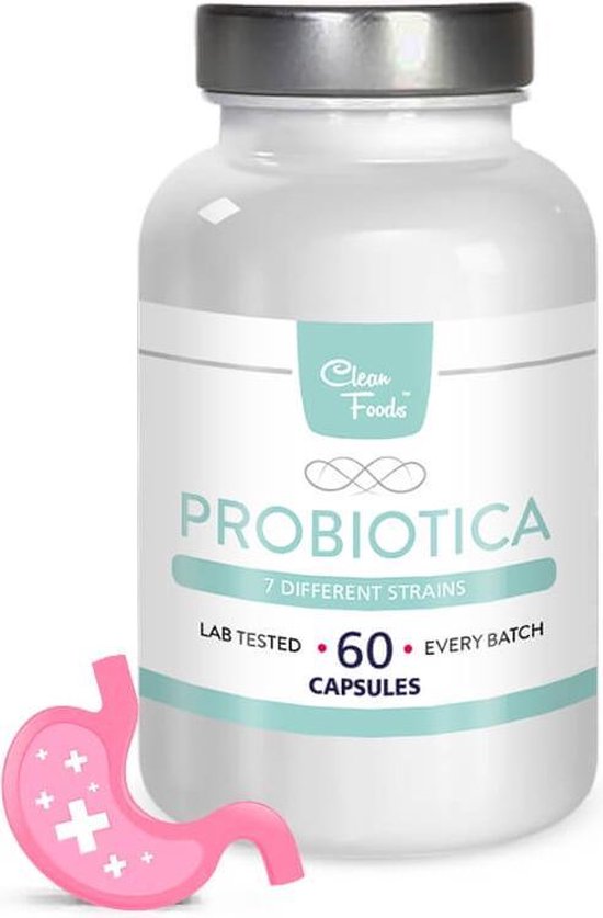Clean Foods | Probiotica | 60 Capsules | 1 x 60 Capsules | Snel ...