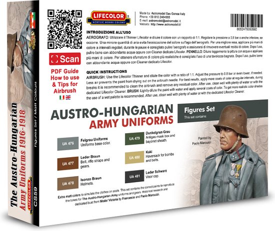 CS59 Austro-Hungarian Army Uniform Colors | bol
