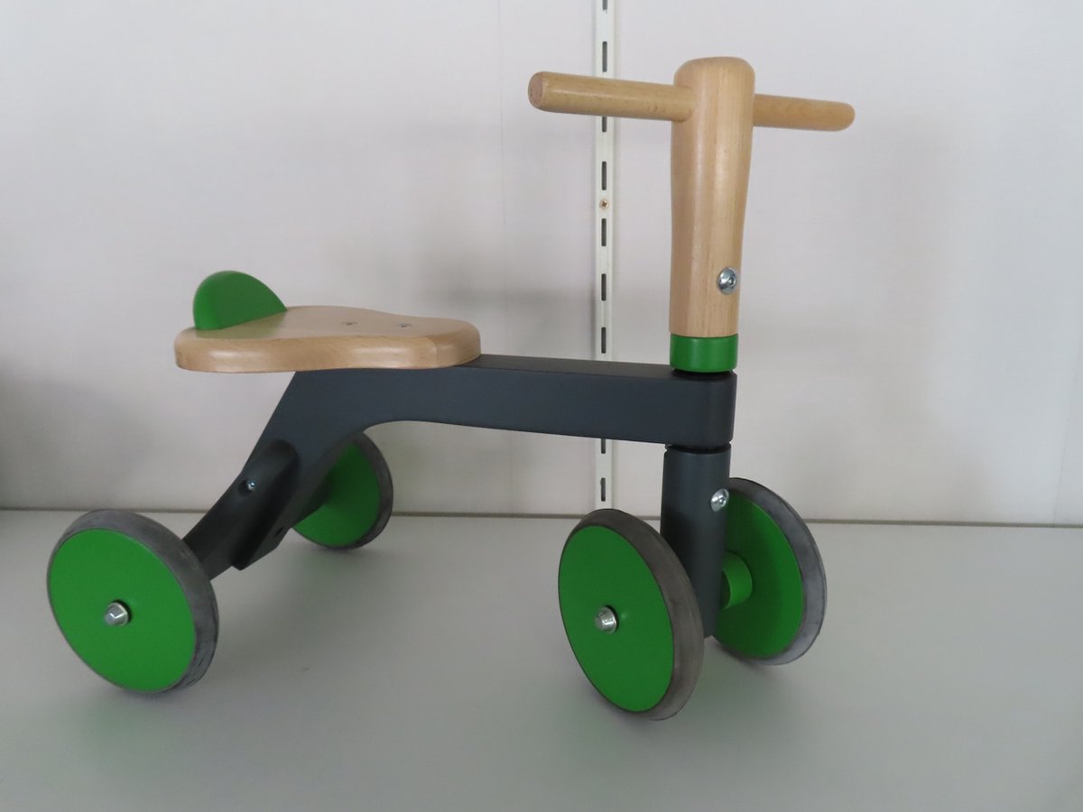 Loopfietsje - Hout - 4 wielen | bol.com