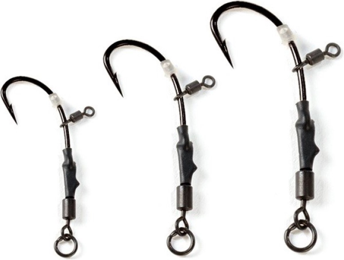 EXC Spinner Rig 777 w/ Swivel - Haakmaat #6 - 3 stuks - Met Rig Swivel - Karper... | bol.com