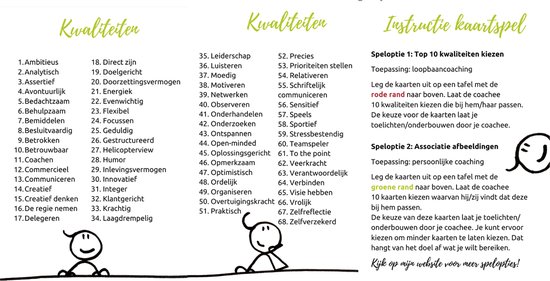 Coachkaarten - Associatiekaarten - Ontdek je kwaliteiten- 68 ...