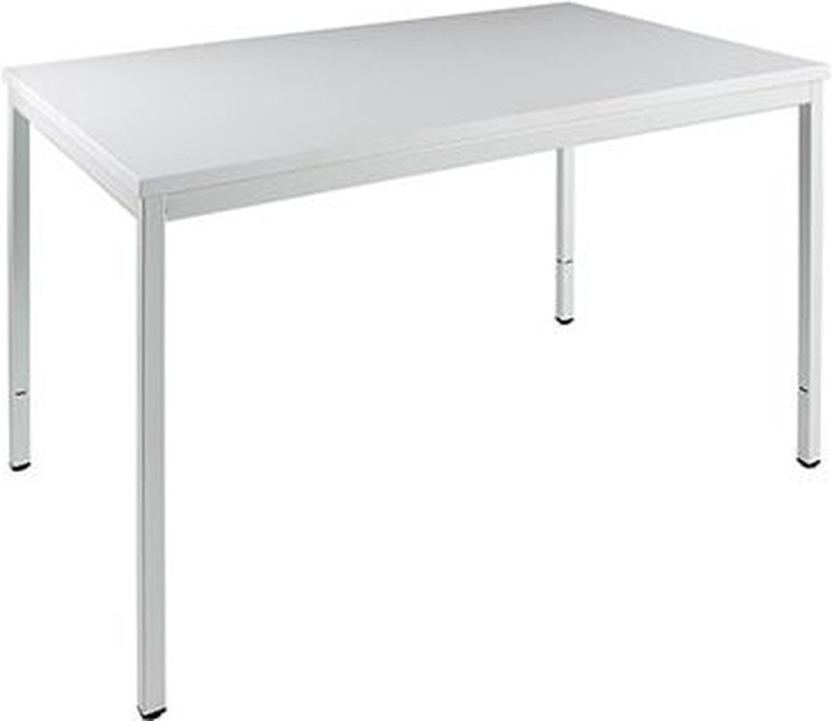 Kantinetafel Basic 180cm breed 80cm diep beuken blad zwart frame ...