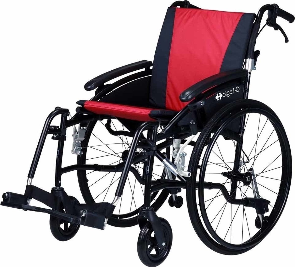 Opvouwbare Lichtgewicht Rolstoel Excel G-Logic Zitbreedte 50 cm | bol