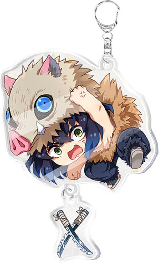 Demon Slayer - Anime - Inosuke Hashibira - Sleutelhanger - Kawaii ...