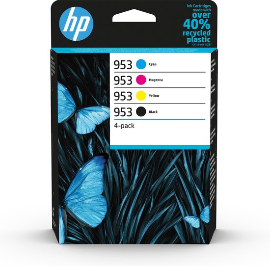 HP 953 - Inktcartridge - Origineel - Zwart, Cyaan, Magenta & Geel | bol