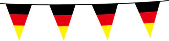 Vlaggenlijn Duitsland - 10 Meter Duitsland - Duitse vlag decoratie - Duitse versiering... | bol.com