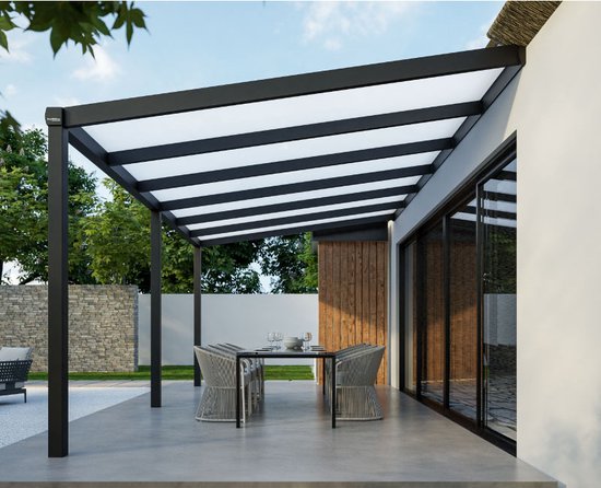 Pratt & Söhne terrasoverkapping 6x3.5 m - Overkapping tuin met opaal ...