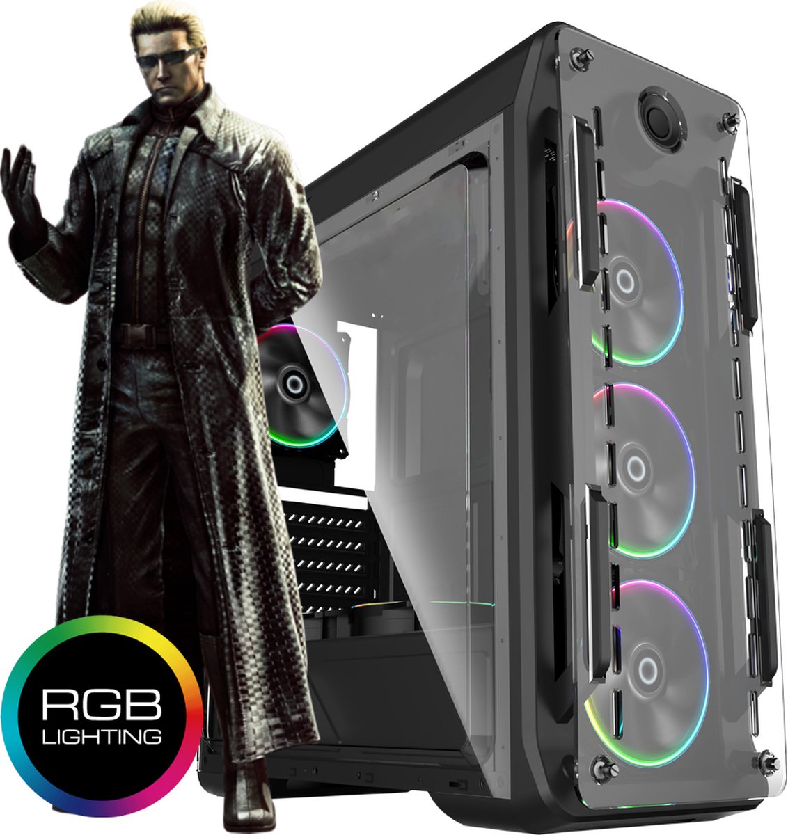 omiXimo - Game PC - I5-10100 - GTX1650 - 16GB ram - 500GB SSD - Wifi ...