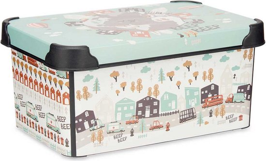 Opbergbak Road Plastic 5 L (19 x 13,5 x 29 cm) | bol.com