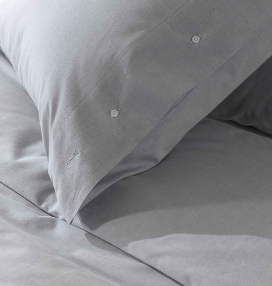 Premium katoen dekbedovertrek Clemens blauw - lits-jumeaux (240x200/220 ...
