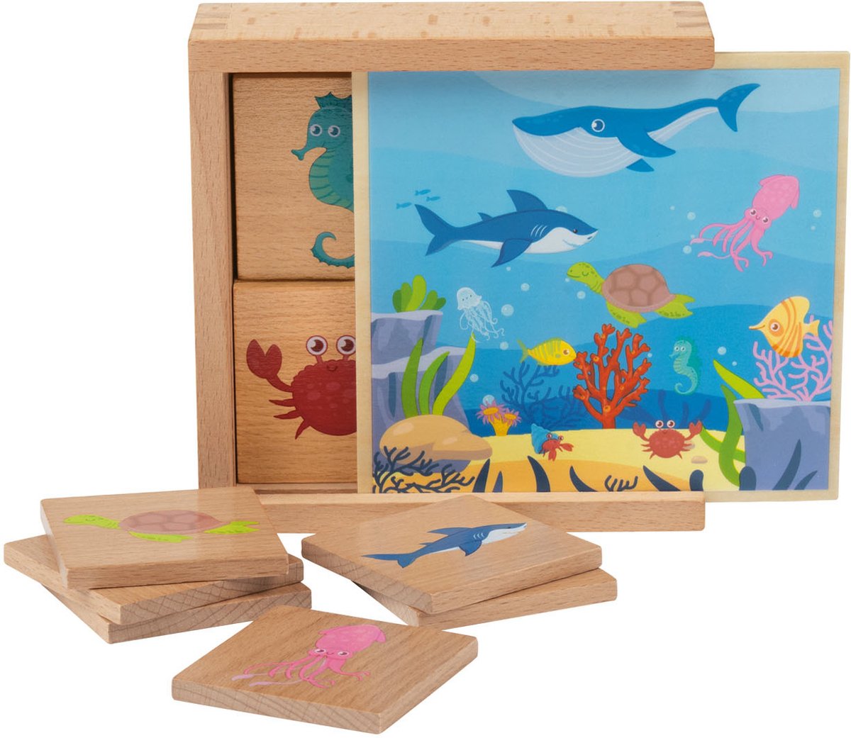 Playtive Memoriespel van hout 21-delig | Games | bol