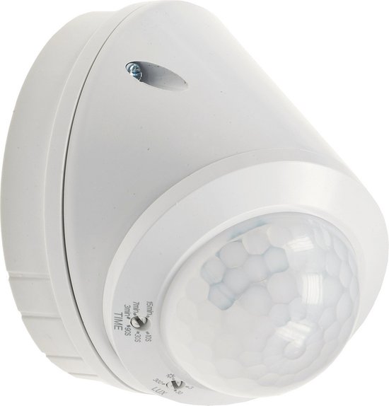 360° PIR bewegingssensor voor buiten - Bewegingsmelder Wand - Motion ...