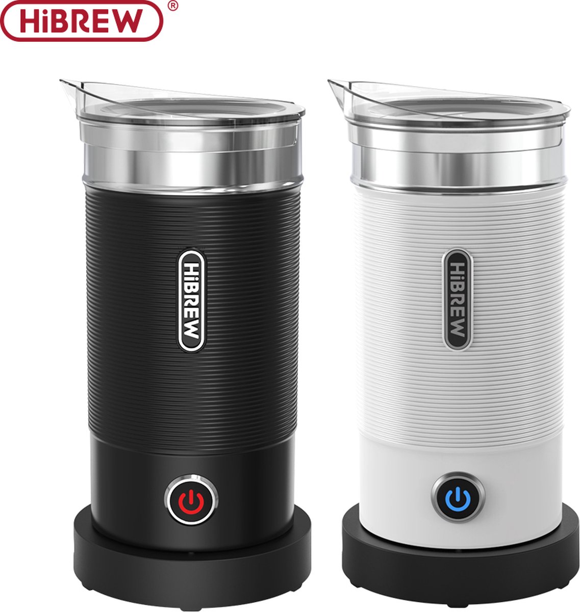 HiBrew - Melkopschuimer - Zwart - Melkopschuimer Electrisch ...