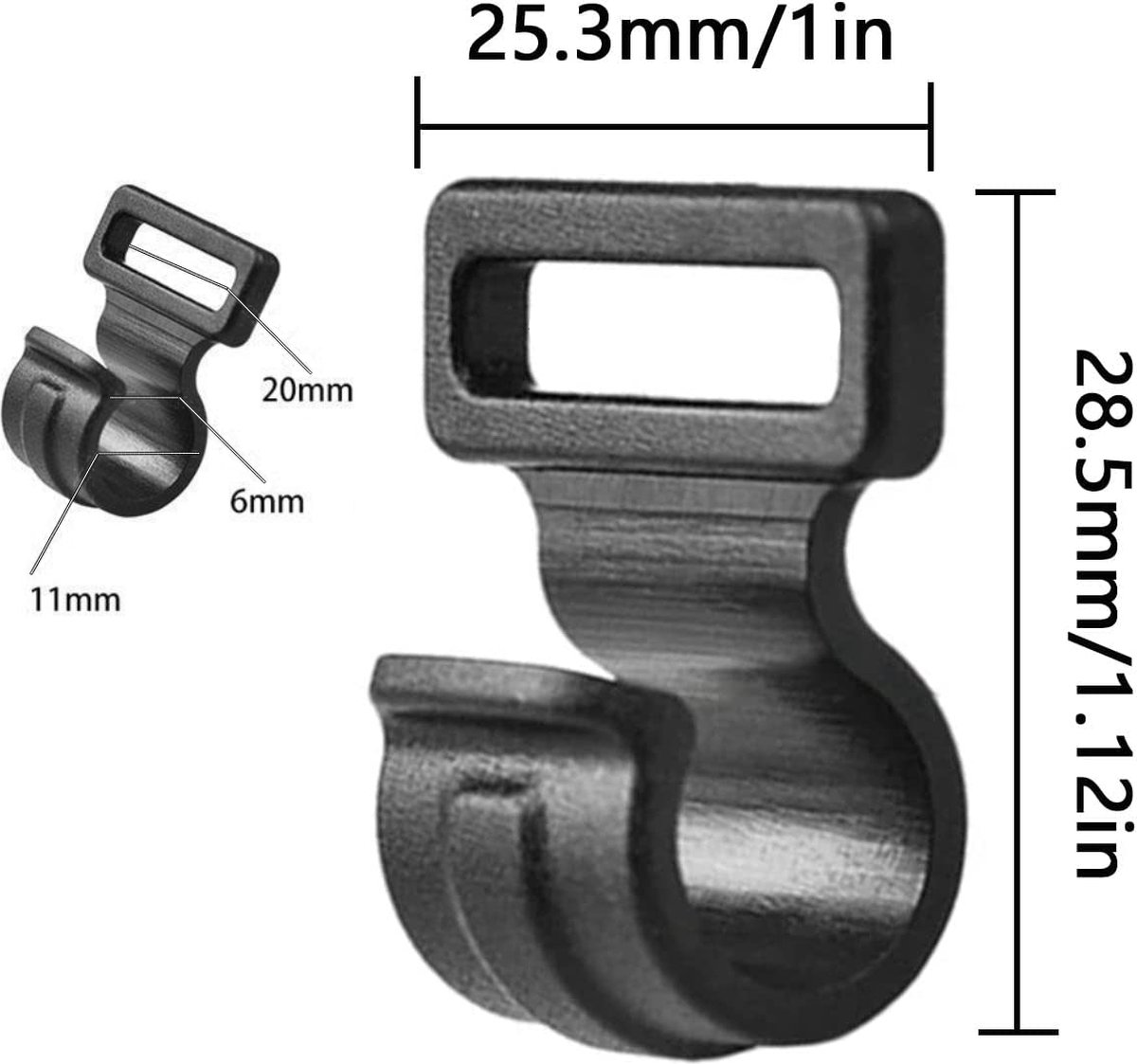 20 Stuks Kunststof Tent Haken - Multifunctionele Tentclips - Tent ...