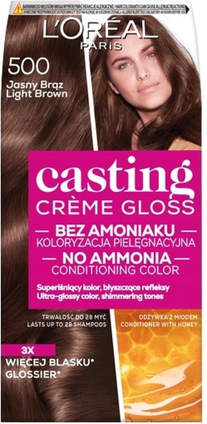 Casting Creme Gloss haarkleuring 500 Lichtbruin | bol