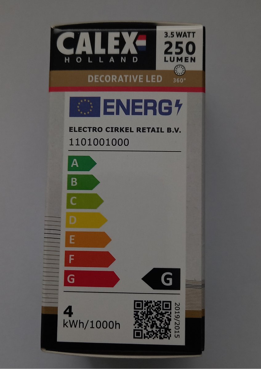 2 stuks Calex LED - Kopspiegellamp - 3,5W (25W) E14 2700K Dimbaar met Led dimmer | bol.com