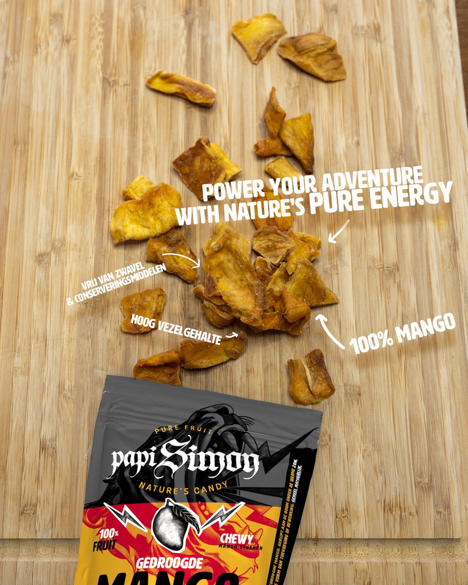 Papi Simon - Gedroogde Mango - 100% Natuurlijk - 5 Pack | bol.com