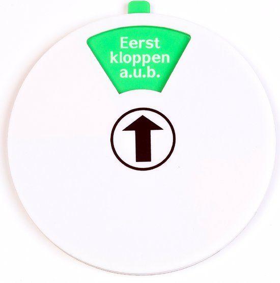 Schuifbordje - Rond acrylaat schuifbord - 6 verschillende teksten ...