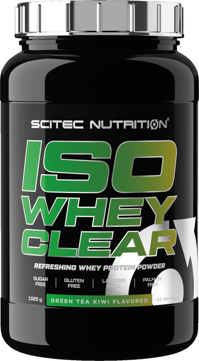 Scitec Nutrition - Iso Clear Protein (Green Tea/Kiwi - 1025 gram) | bol