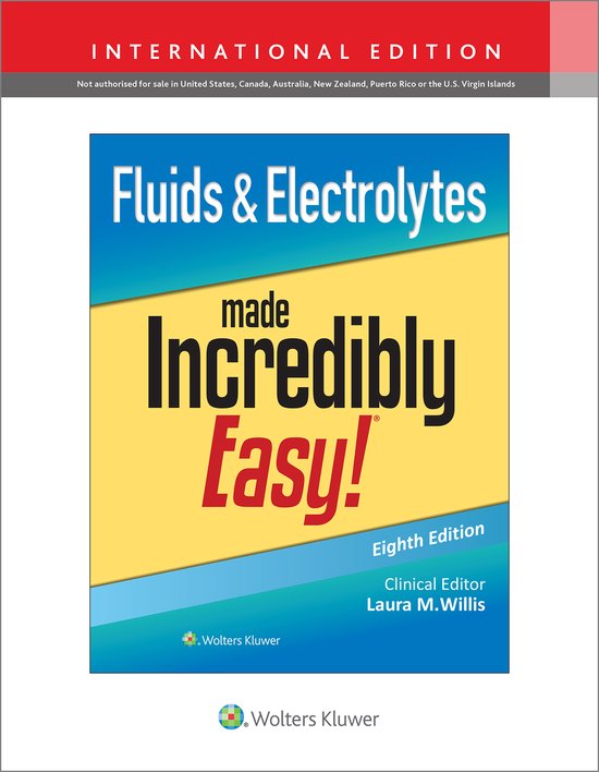 Incredibly Easy! Series®- Fluids & Electrolytes Made Incredibly Easy ...