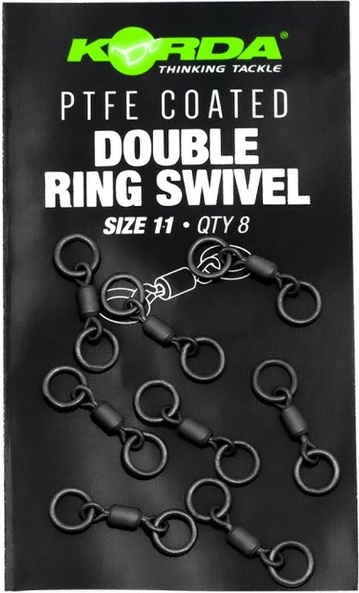 Korda PTFE Double Ring Swivel Size 11 | Wartels | bol