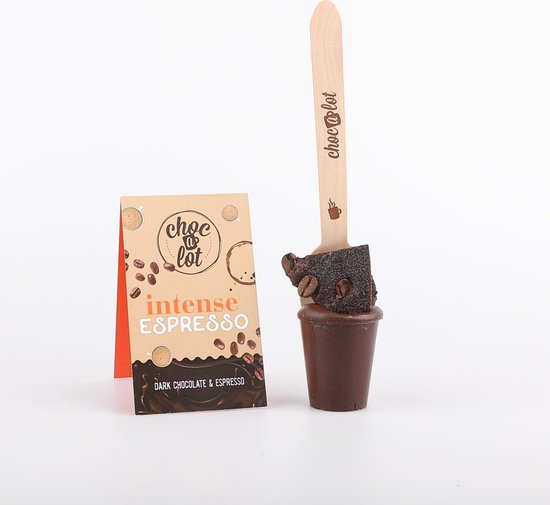 Choc a Lot Intense Espresso - Chocolade spoon - 3 stuks | bol.com