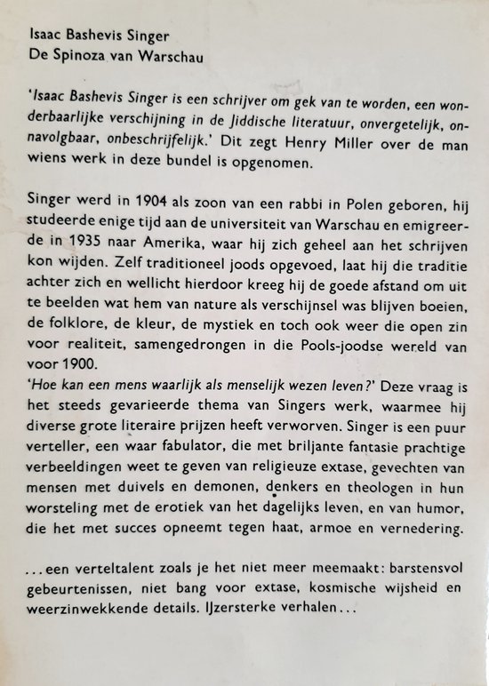 Spinoza van Warschau, June Flaum Singer | 9789021493169 | Boeken | bol