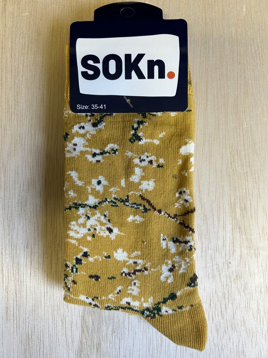 SOKn. Trendy sokken *van Gogh Almond Blossom* maat 35-41 (ook leuk om ...
