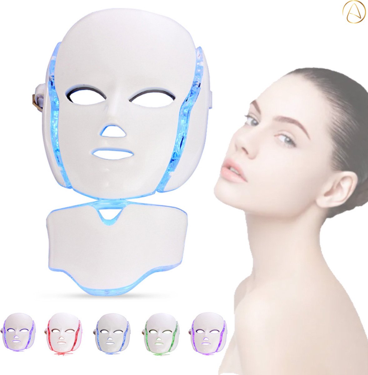 Arvona Led Masque Visage Anti-Rides Soins de la peau - Luminothérapie ...